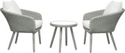 Světle šedý zahradní lounge set Bistro – Unique Furniture