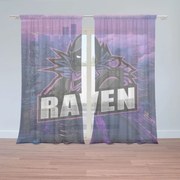 Sablio Záclony FORTNITE RAVEN Steampunk město: 2ks 150x250cm