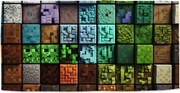 Sablio Ručník Blocks Abstract - 30x50 cm