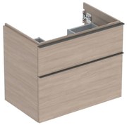 Geberit iCon - Umyvadlová skříňka, 74x62x48 cm, 2 zásuvky, dub 502.304.JH.1