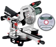 Metabo Nářadí - Kapovací a pokosová pila 254 mm, 1450 W, s pojezdem 613254900