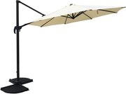 Krémový slunečník 300x300 cm Deluxe – Garden Pleasure