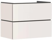Hansgrohe Xilesa E - Umyvadlová skříňka, 62x78x47 cm, 2 zásuvky, matná béžová 54260780