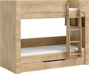 Čilek Patrová postel 90x200 cm se šuplíkem + 2x matrace Mocha