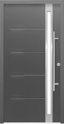SPLENDOOR Vchodové dveře ThermoSpace Atlanta Classic antracit 110 P