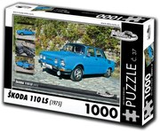 Retro-auta puzzle č. 37 škoda 110 ls (1975) 1000 dílků