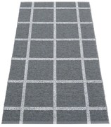 Antracitový vnitřní a venkovní běhoun 70x150 cm Ada Granit – Pappelina