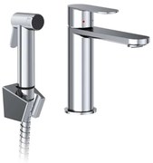 Ravak Chrome II - Umyvadlová baterie s bidetovou sprškou, chrom X070450