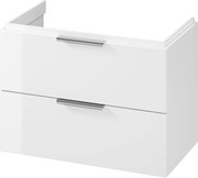 Cersanit Malika, závěsná umyvadlová skříňka 794x450x551 mm, bílá lesklá, S598-048-DSM