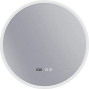Erga Deam, kulaté LED zrcadlo 70cm, 3 barvy světla, přední osvětlení, vyhřívací podložka proti zapaření, ERG-V01-Deam-7070-CL