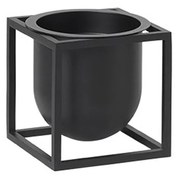 Květináč Kubus Flowerpot Black 10 cm Audo Copenhagen