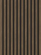 Mexen Lam-B, akustické stěnové lamely 275 × 30 cm, HDF deska 4 mm, technická dýha, ořech kakaový, S100-275307-3015-018