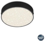 Briloner 7072-415 - LED Stropní svítidlo STAR SKY LED/11W/230V pr. 15 cm černá