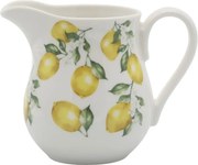 Porcelánový džbánek s citróny Maison Limone Blossom - 8*10 cm / 290 ml