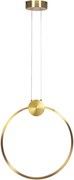 Toolight Toolight, LED stropní svítidlo 40cm 17W 4000K APP1397-CP, zlatá matná, OSW-00955
