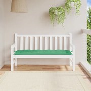 Poduška na zahradní lavici zelená 150x50x7 cm oxfordská látka 314961