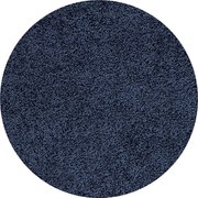 Ayyildiz, Kusový koberec Life Shaggy 1500 navy kruh, 160x160 (průměr) kruh, modrá, ložnice