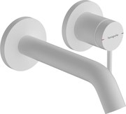 Hansgrohe Tecturis S, páková umyvadlová baterie EcoSmart+ pod omítku s výtokem 165 mm, bílá matná, HAN-73350700