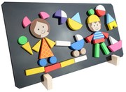 Detoa Magnetické puzzle Děti