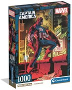 Clementoni - Puzzle 1000 Marvel Captain America