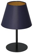 Stolní lampa ARDEN 1xE27/60W/230V pr. 20 cm fialová/zlatá