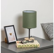 Brilagi - Stolní lampa NUBILA WOOD 1xE27/25W/230V dub/zelená