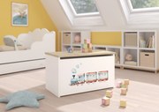 ADRK Furniture Truhla na hračky DARIA TB-Dar-W+S-RAIL-n-O055