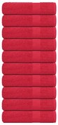 Ručníky FROGN 10 ks červené 100x150 cm 360 g/m² 136934
