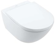 Villeroy & Boch Subway 3.0 - Závěsné WC se sedátkem SoftClosing, TwistFlush, alpská bílá 4670TS01
