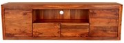 Indický nábytek - TV stolek Tina 200x60x45 z masivu palisandr Natural
