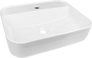 Mereo, Mereo Umyvadlo na desku bez přepadu, 505x400x135 mm, keramické, MER-UC514014R