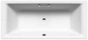 Kaldewei Ambiente - Obdélníková vana Puro Duo 664, 180x80 cm, s otvory pro madlo, antislip, Perl-Effekt, bílá 266410223001