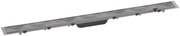 Hansgrohe RainDrain Rock - Lineární sprchový žlab 900, s roštem pro vložení dlažby, nerez 56032000