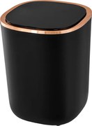 Gamma Gamma, automatický odpadkový koš 12L, černá-růžové zlato, GMA-KA-BK