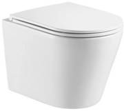 Hydroland Závěsná WC mísa se SoftClose sedátkem Safir, bílá