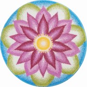 GRUND Mandala předložka POROZUMĚNÍ fialová Rozměr: ø 100 cm