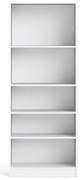 Bílá knihovna 79x203 cm Basic - Tvilum
