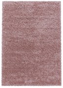 Ayyildiz, Kusový koberec Sydney Shaggy 3000 rose, 60x110, růžová, ložnice