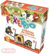 EFKO Hra naučná Pexetrio Zvířátka na statku *SPOLEČENSKÉ HRY* ef8807