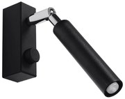 Černé bodové svítidlo 10x3 cm Tiden – Sollux