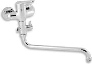 Novaservis Titania Iris New Paneláková baterie bez sprchy 100 mm chrom, chrom, 94475/1,0