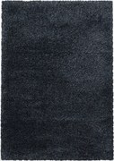 Antracitový koberec 120x170 cm Fluffy – Ayyildiz Carpets