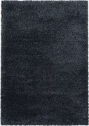 Antracitový koberec 200x290 cm Fluffy – Ayyildiz Carpets