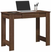 Psací stůl betonově šedý 100x45x75 cm dřevotříska