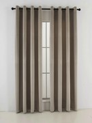 MK Lůžkoviny Sametové zatemňovací závěsy Cesar cappuccino - 140 x 180 cm (2ks) - kroužky