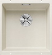 Blanco Subline 400-U, silgranitový dřez pod pracovní desku 400x400x190 mm, 1-komorový, bílá soft, BLA-527166