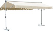 Volně stojící markýza 600 x 300 cm krémová 145884