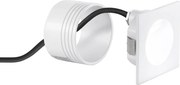 FAN INC-ONYX-Q1 BCO Zápustné venkovní svítidlo LED Onyx, bílé, hliník, 2 W, 420 lm, 4000 K, IP54, 8 x 8 x 4 cm - FANEUROPE