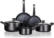Sada nádobí s nepřilnavým povrchem BLACK STONE 7 dílů