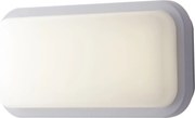 FAN LED-SHELLY-Q-MW BCO Venkovní stropní svítidlo LED SHELLY bílá polykarbonát 20 W 2500 lm 4000 K IP65 se senzorem 29,6x14,6x7,6 cm - FANEUROPE